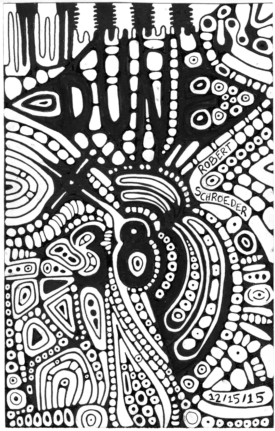 Art: Dune Drawings | Robbie Schroeder