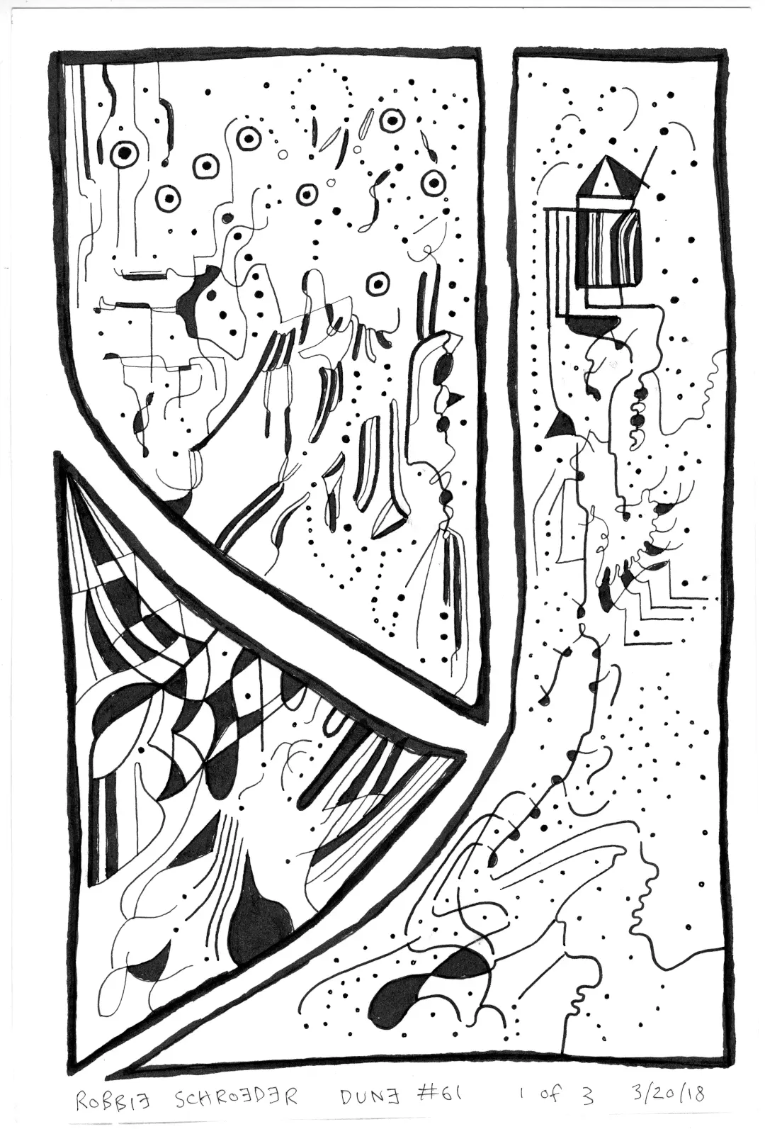 Art: Dune Drawings | Robbie Schroeder