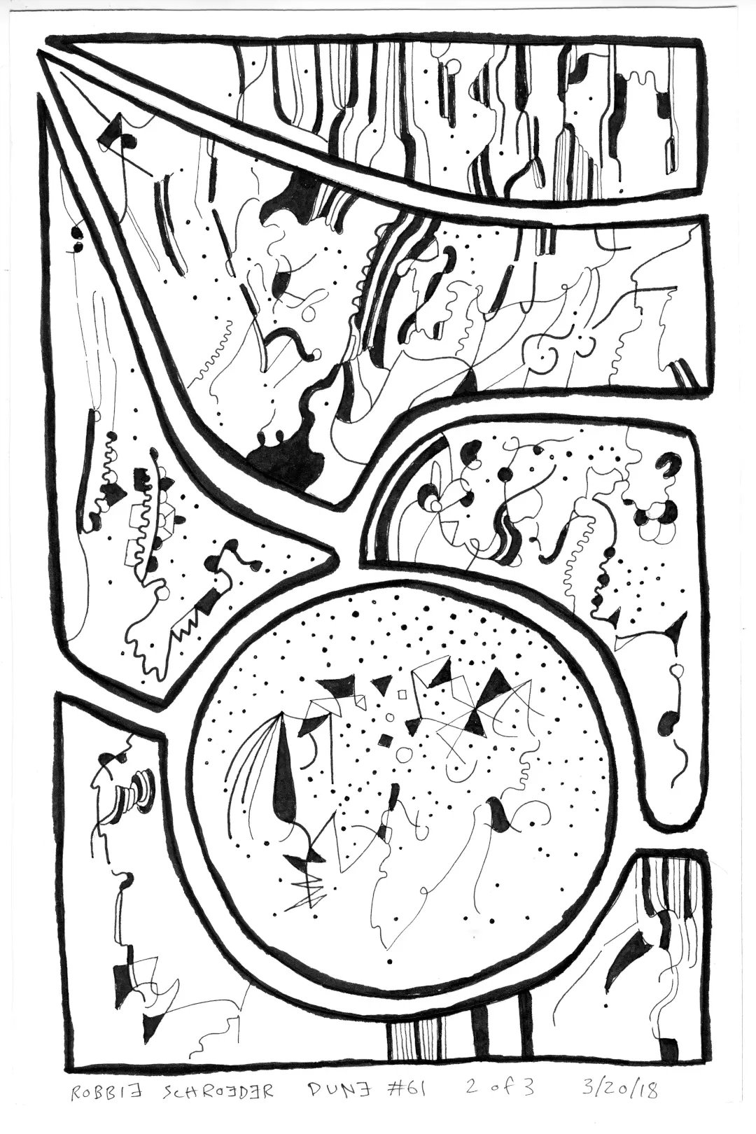 Art: Dune Drawings | Robbie Schroeder