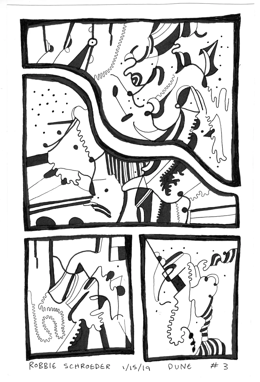 Art: Dune Drawings | Robbie Schroeder