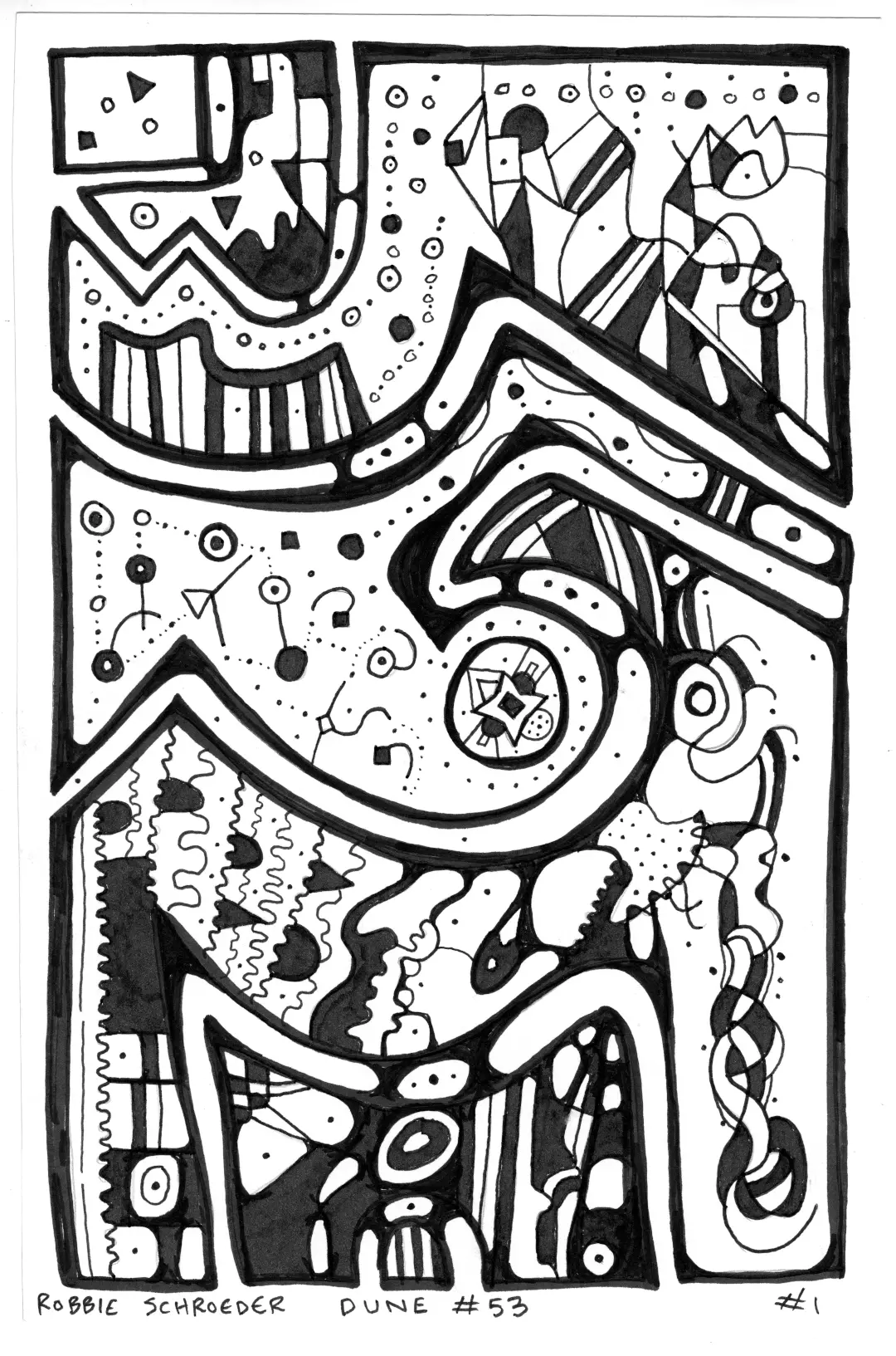 Art: Dune Drawings | Robbie Schroeder