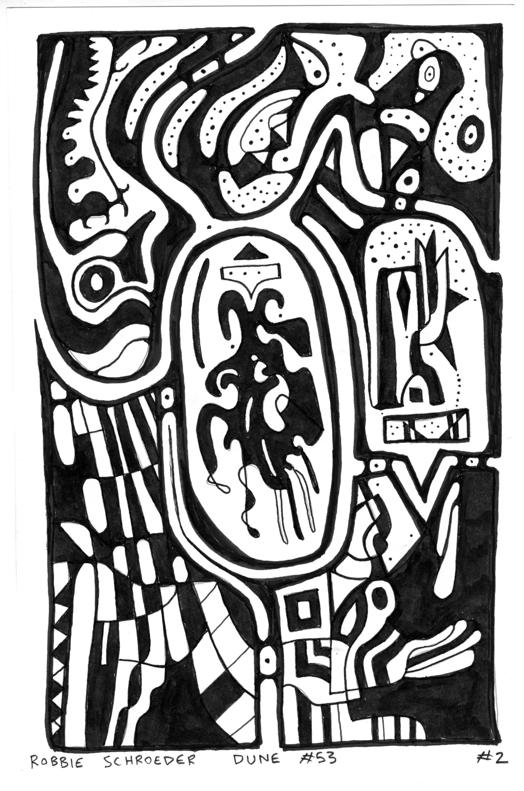 Art: Dune Drawings | Robbie Schroeder