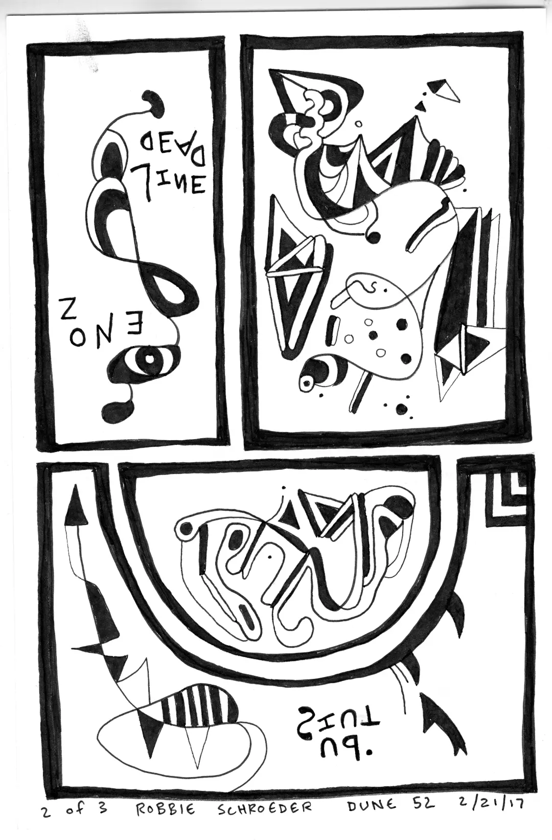 Art: Dune Drawings | Robbie Schroeder