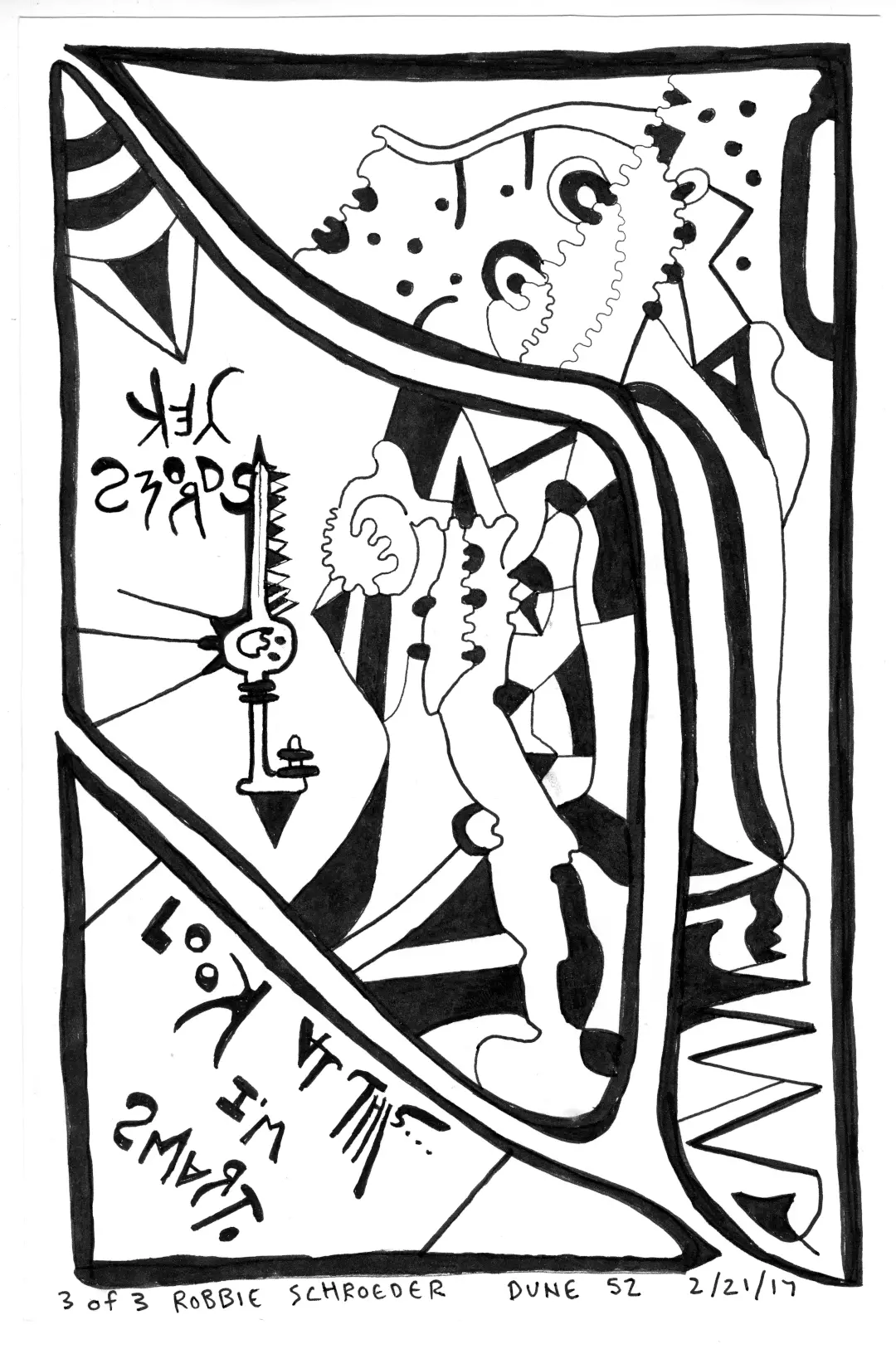 Art: Dune Drawings | Robbie Schroeder